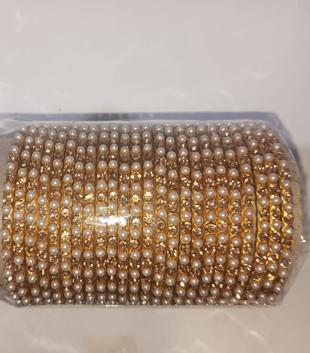 Thin Pearl Bangles (dozen) – House of bangles